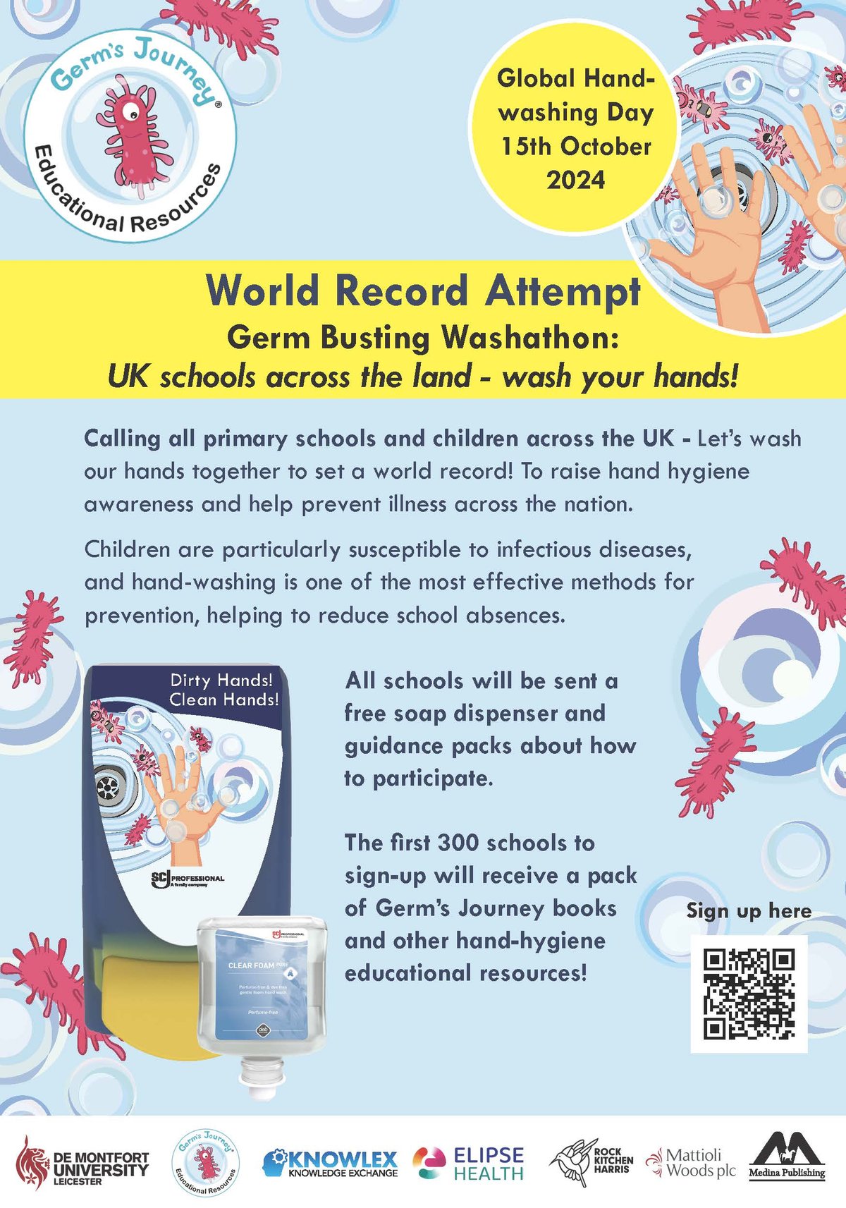 World Record Attempt - Germ Busting Washathon! | A Germ's Journey